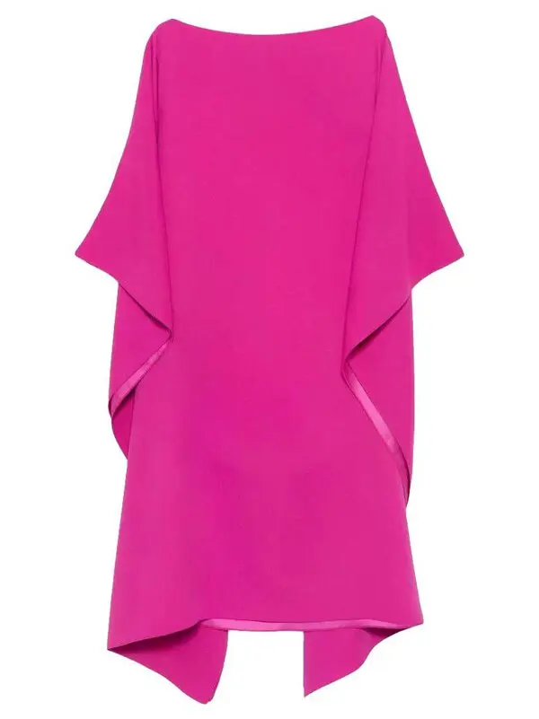 GIANLUCA CAPANNOLO Eve Cape Mini Dress - Pink