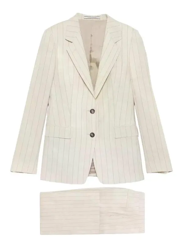 Tagliatore Pinstripe Blazer - Neutrals