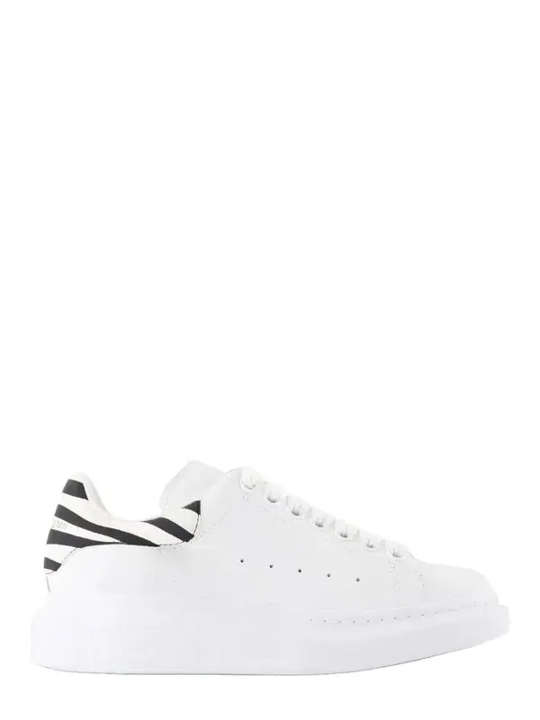 Alexander McQueen Animal-print Sneakers - White