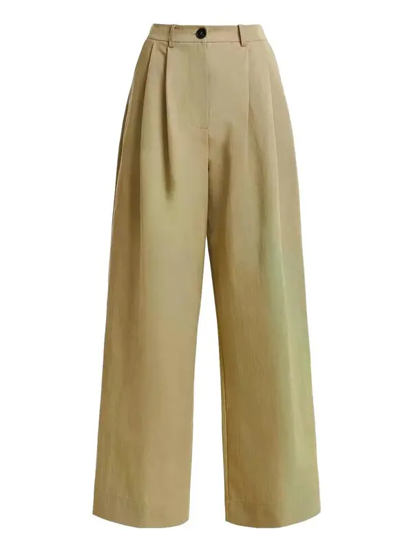 Essentiel Antwerp Wide-leg Trousers - Neutrals