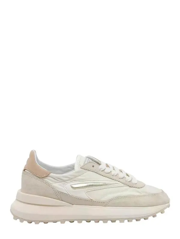 D.a.t.e. Suede Athleta Sneakers - Neutrals