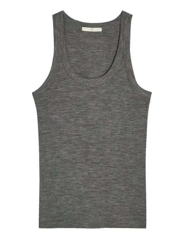RÓHE Scoop-neck Tank Top - Grey