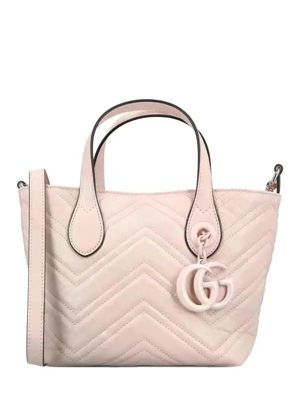 Gucci Small Gg Marmont Tote - Pink