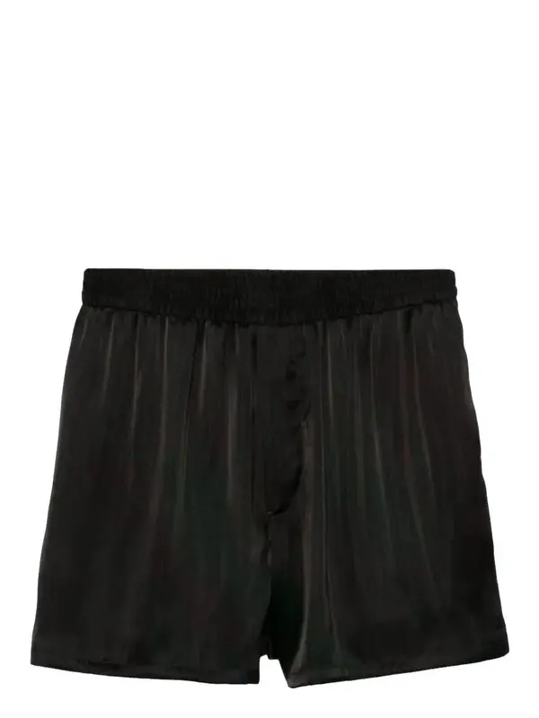 SAPIO Elasticated-waist Shorts - Black