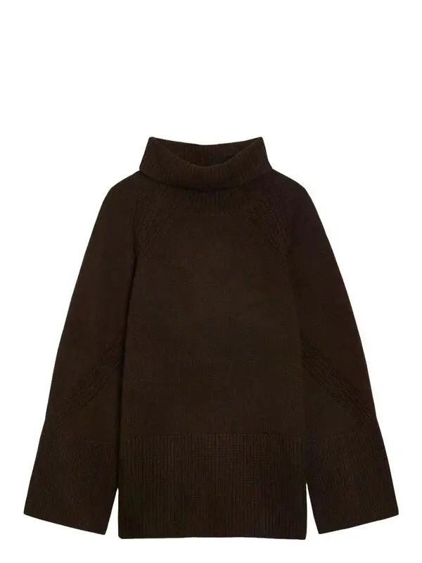 JOSEPH Lotus Cashmere Sweater - Brown
