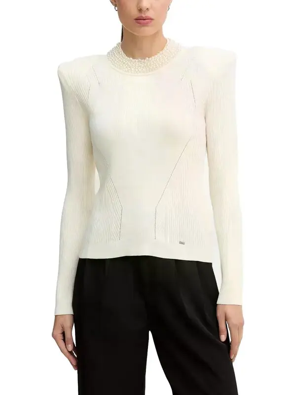 GAUDI Pearl-embellished Sweater - Neutrals