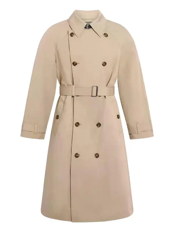 YVES SALOMON Double-breasted Trench Coat - Neutrals