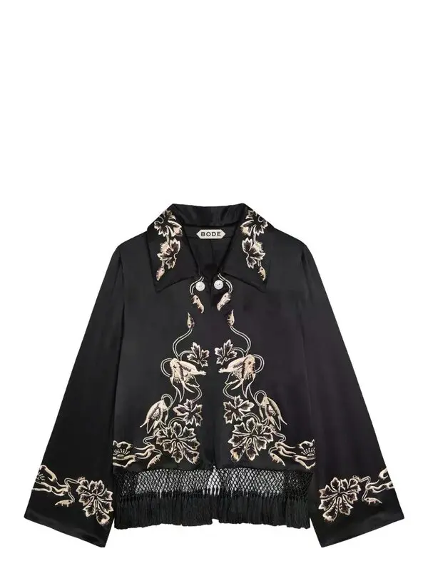 BODE Silk Jacket - Black