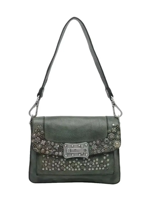 CAMPOMAGGI Small Agnese Shoulder Bag - Green