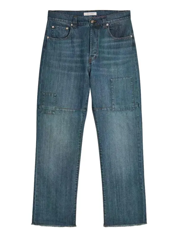 WALES BONNER Chance Tapered Jeans - Blue