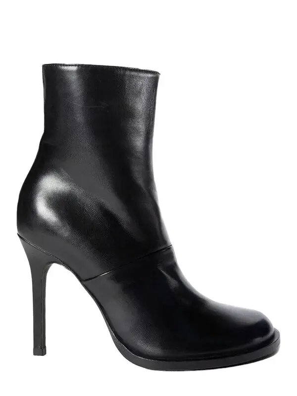 ANN DEMEULEMEESTER Melynappa Plonge Leather Pumps - Black