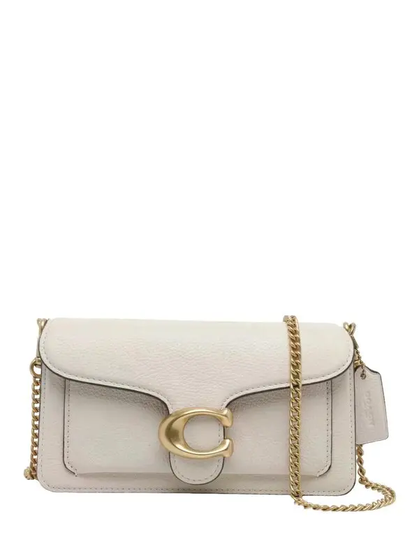 COACH Tabby 26 Leather Shoulder Bag - Neutrals