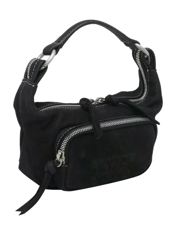 MARGESHERWOOD Micro Shoulder Bag With Logo Detail - Black
