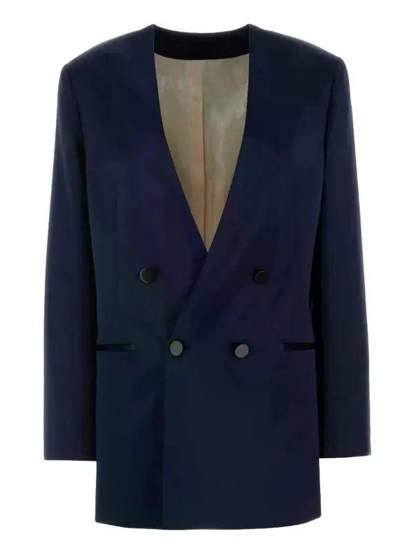 Alberta Ferretti Double-breasted Blazer - Blue