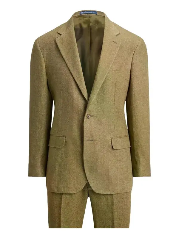 Polo Ralph Lauren Buttoned Linen Suit - Green