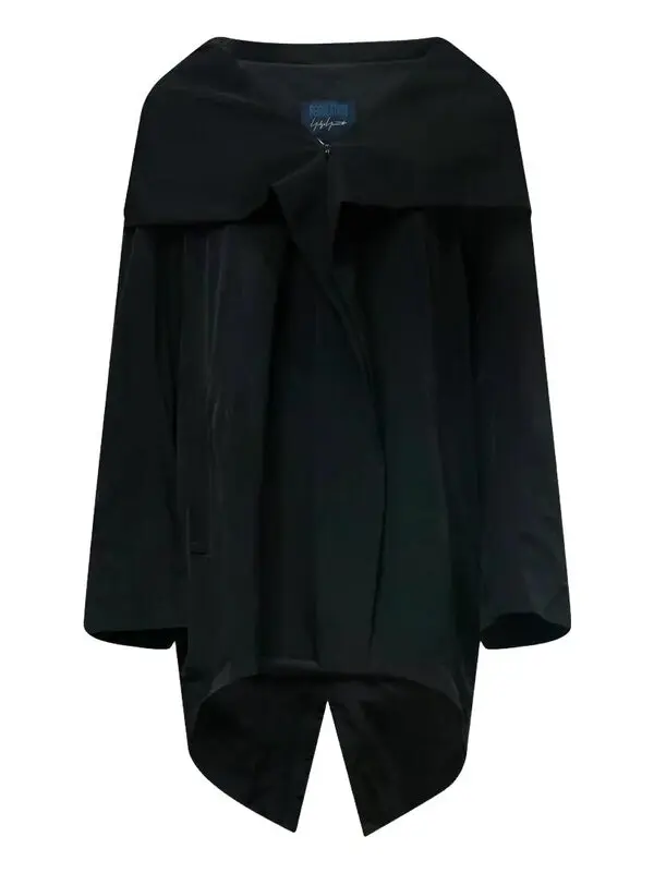 Yohji Yamamoto Hooded Cape - Black