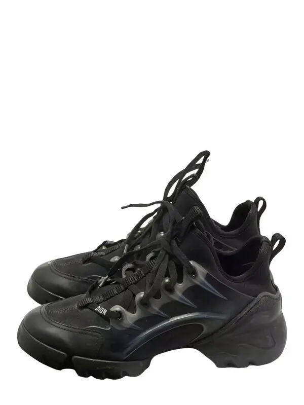 Dior D-connect Chunky-sole Sneakers - Black