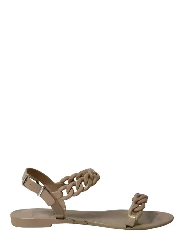 Givenchy Chain Flat Sandals - Neutrals