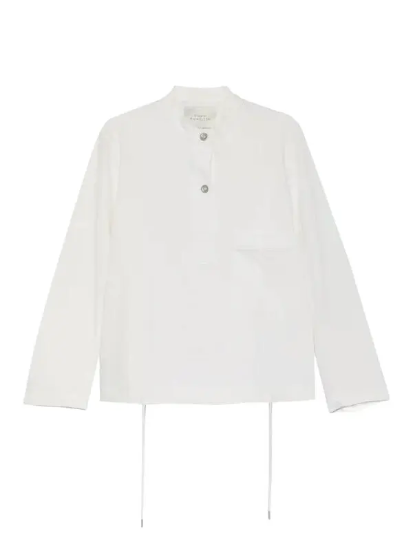 Studio Nicholson Button Pocket Top - White