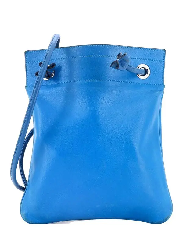 HERMES Aline Bag Milo Lambskin And Swift Mini - Bleu Frida