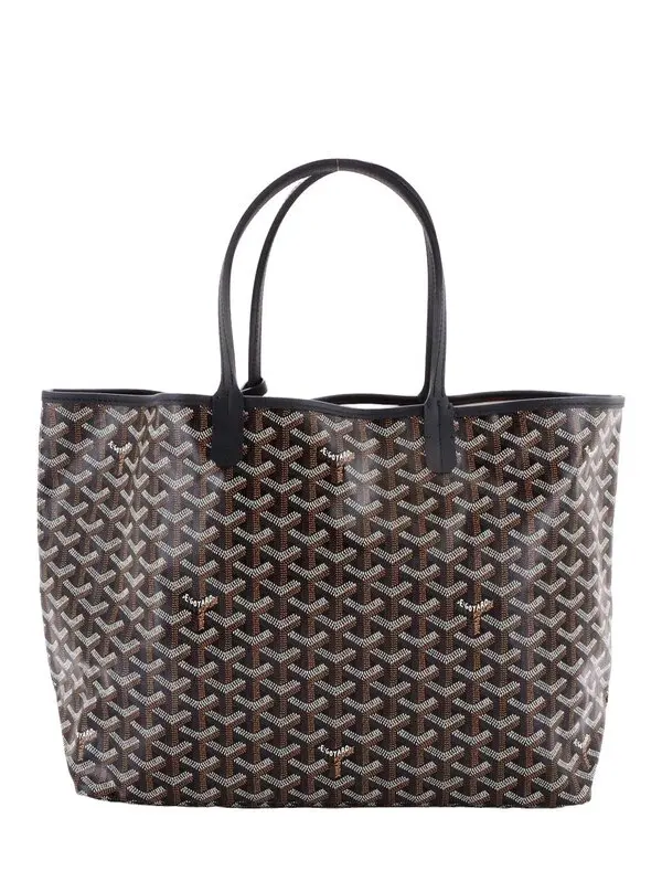 GOYARD Saint Louis Pm Tote Coated Canvas - Black