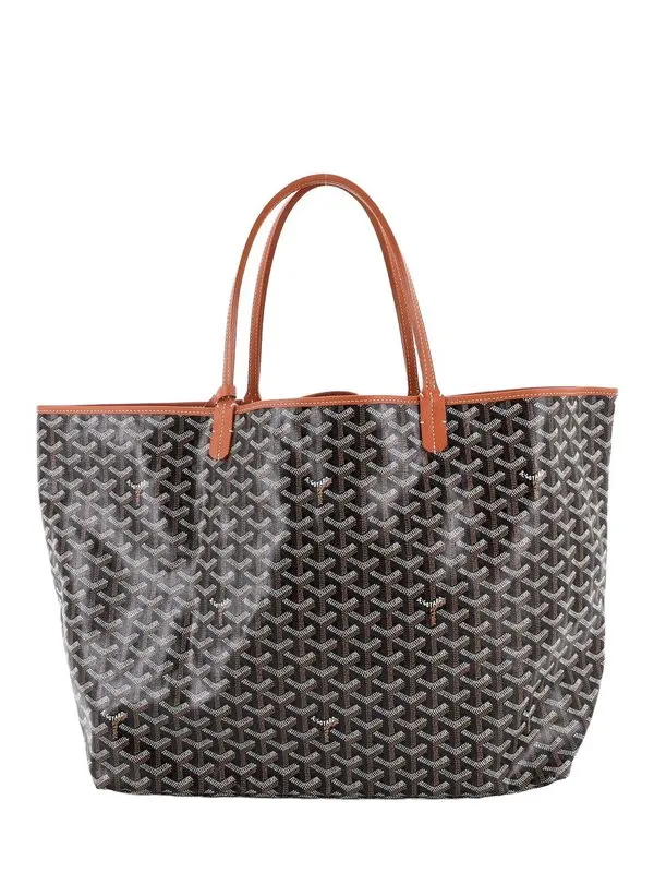 GOYARD Saint Louis Gm Tote Coated Canvas - Brown