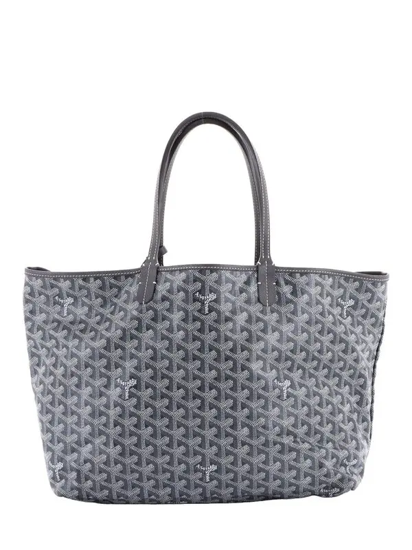 GOYARD Saint Louis Pm Tote Coated Canvas - Gray
