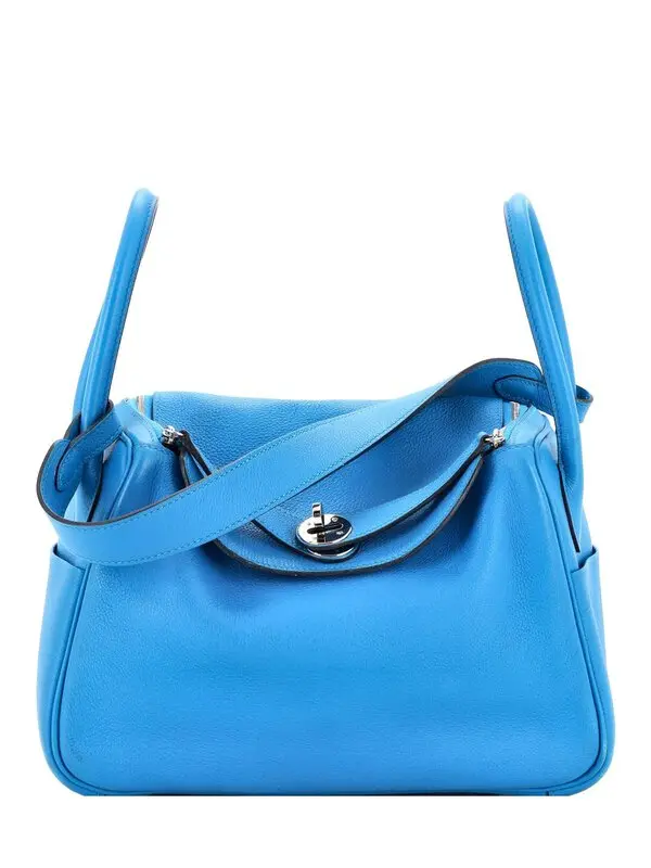 Hermès Lindy Bag Evercolor 26 - Bleu Zanzibar