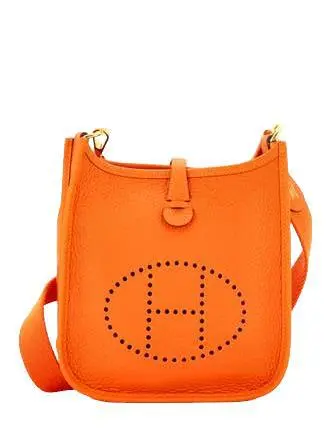 Hermès Evelyne Bag Gen Iii Clemence Tpm - Orange