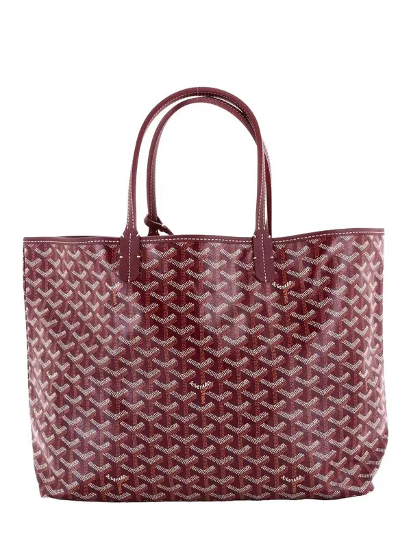 GOYARD Saint Louis Pm Tote Coated Canvas - Red