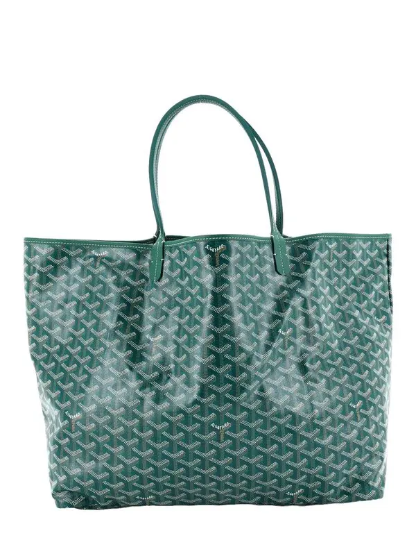 GOYARD Saint Louis Gm Tote Coated Canvas - Green