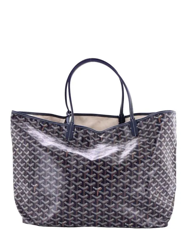 Goyard Saint Louis Gm Tote Coated Canvas - Blue