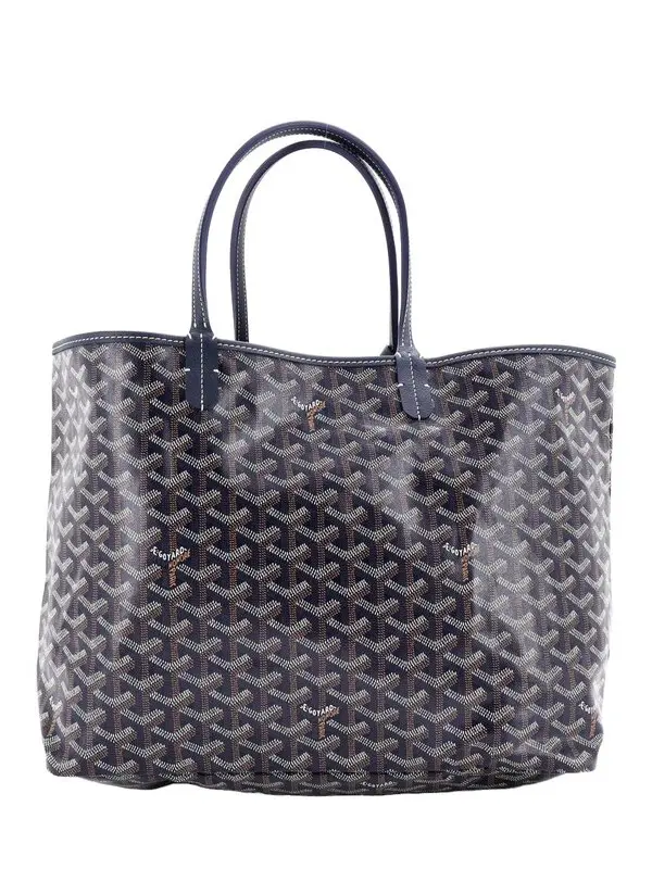 GOYARD Saint Louis Pm Tote Coated Canvas - Blue