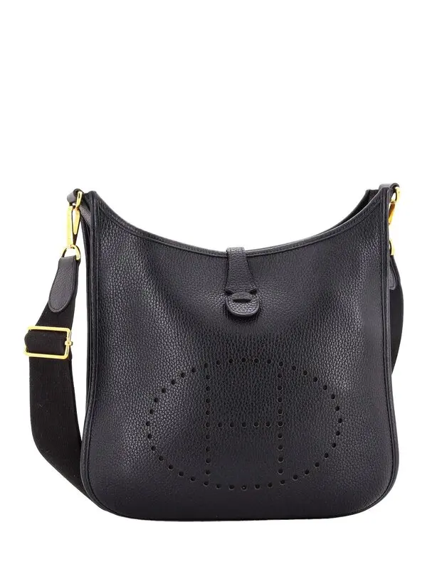 HERMES Evelyne Bag Gen Iii Clemence Pm - Noir
