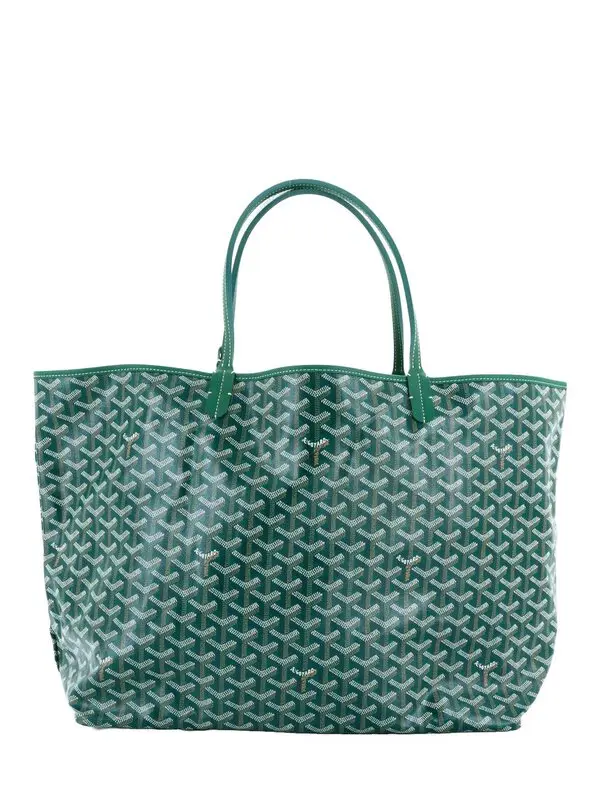 GOYARD Saint Louis Gm Tote Coated Canvas - Green