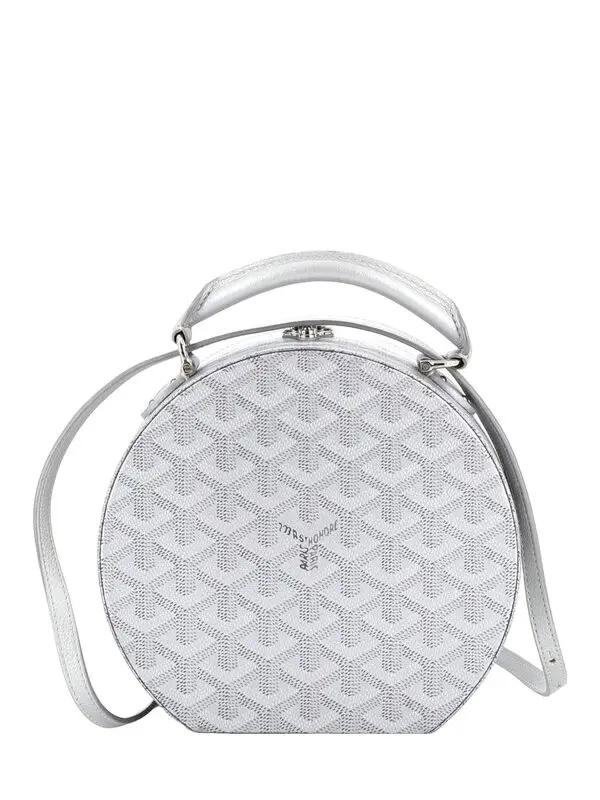 GOYARD Alto Hatbox Bag Coated Canvas - Silver