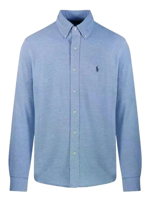 Ralph Lauren Polo Pony-embroidered Shirt - Blue