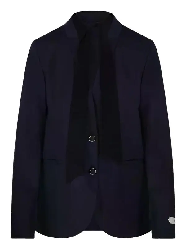 FORTE_FORTE Button-up Blazer - Blue