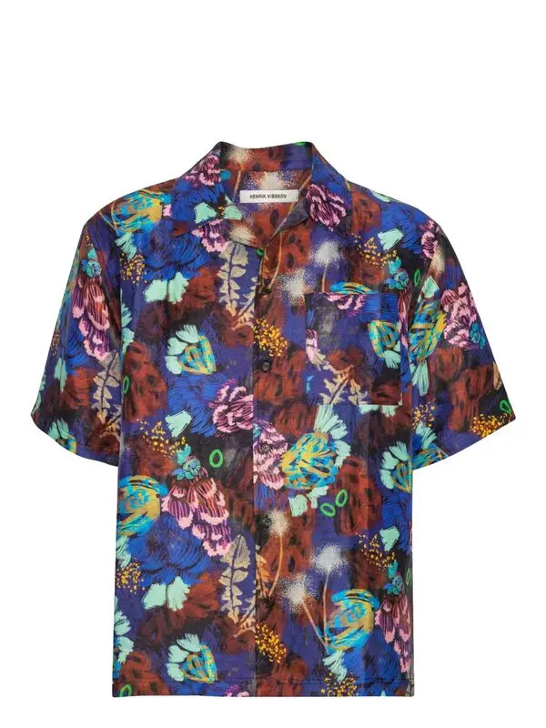 Henrik Vibskov Artist Printed Shirt - Blue