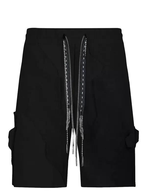 MOSTLY HEARD RARELY SEEN Paneled Shorts - Black