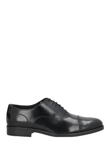 TOD'S Lace-up Leather Oxford Shoes - Black