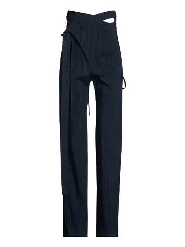 Ottolinger Straight-leg Pinstriped Pants - Blue