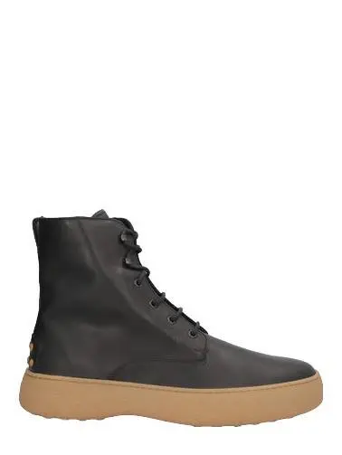 TOD'S Lace-up Ankle Boots - Black