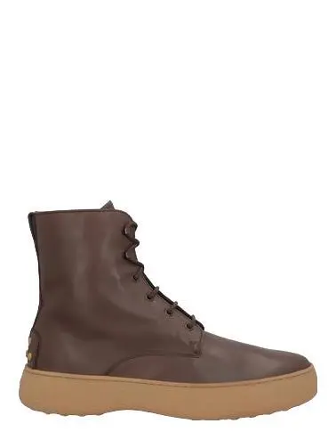 TOD'S Lace-up Ankle Boots - Brown