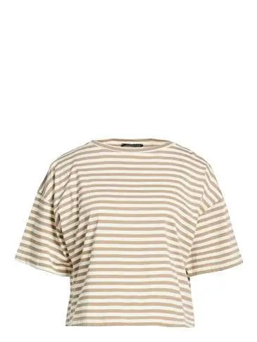 ARAGONA Cotton T-shirt - Beige