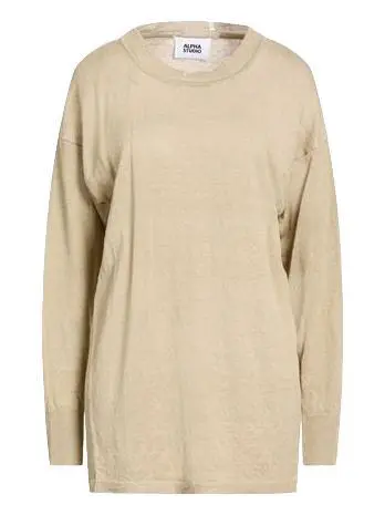 Alpha Studio Hemp Knit Sweater - Sage Green
