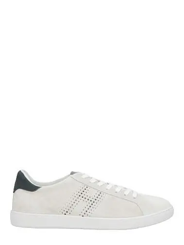 Hogan H86run Light Leather Sneakers - Grey