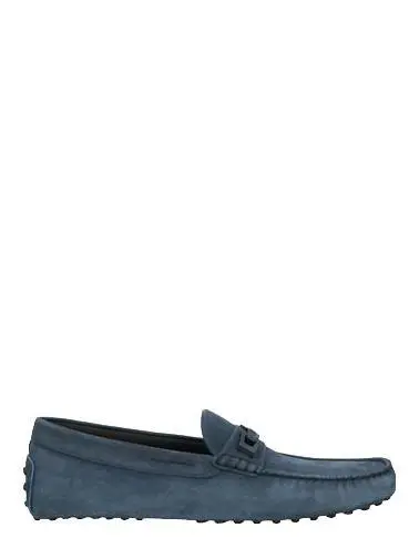 TOD'S Leather Loafers - Navy