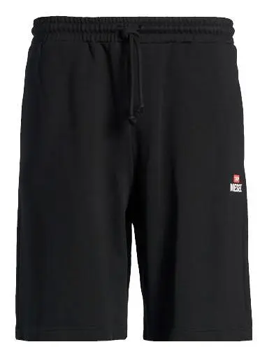 DIESEL® Athletic Fleece Shorts - Black