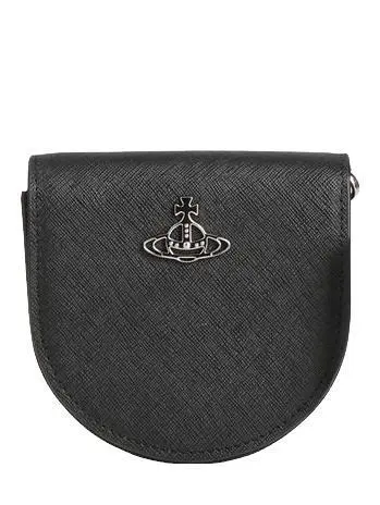 VIVIENNE WESTWOOD Leather Shoulder Bag - Black